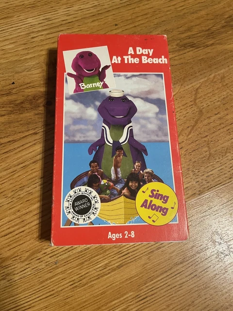 BARNEY DAY AT the Beach VHS 1988 Video Tape Backyard Gang Friends VTG ...