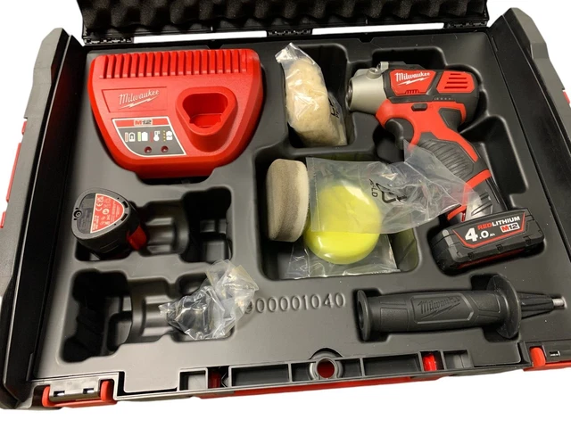 MILWAUKEE M12BPS M12 12V Polisher / Sander With 2 Batteries £130.00 ...