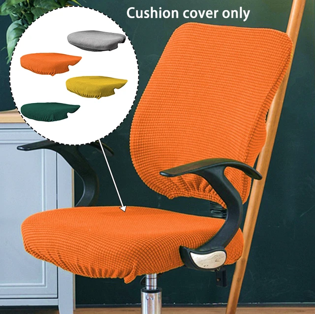 HOUSSE DE CHAISE de bureau housse de dossier housse de chaise pivotante ...
