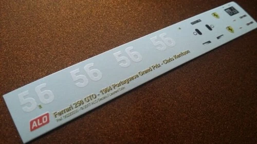 1964 GP PORTUGAL #56 Ferrari 250 Gto Chris Kerrison 1:43 Decals EUR 4 ...