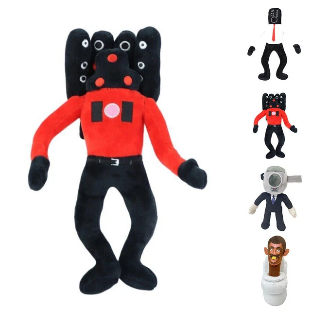 Uk Skibidi Toilet Plush Toiletman Doll Cameraman Speakerman Funny Plush
