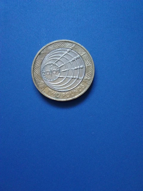 £2 TWO POUND coin Marconi Wireless Bridges the Atlantic 2001 circ £6.49 ...