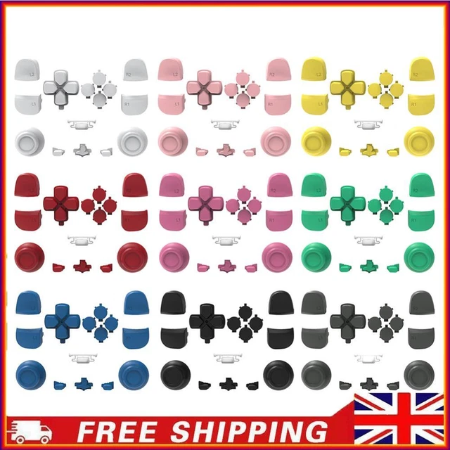 D-PAD R1 R2 L1 L2 trigger opzioni di condivisione pulsante facciale set ...