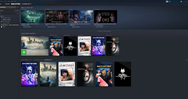 STEAM ACCOUNT MIT Hogwarts Legacy Deluxe und diversen Spielen EUR 49,00 ...