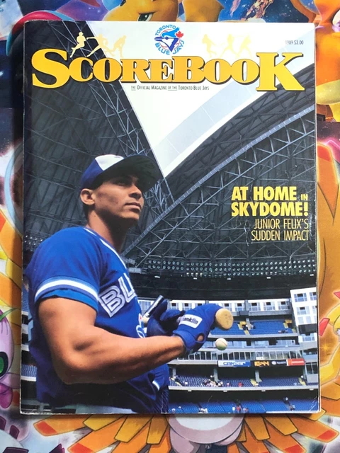BLUE JAYS SCOREBOOK Magazine 1989 Junior Felix $12.34 - PicClick CA