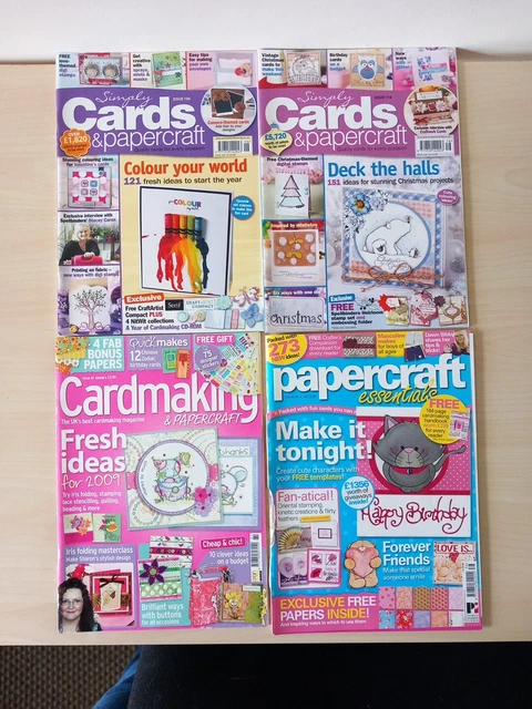 SIMPLY CARDS & PAPERCRAFT cardmaking Magazine BUNDLE x 4 ISSUES ...