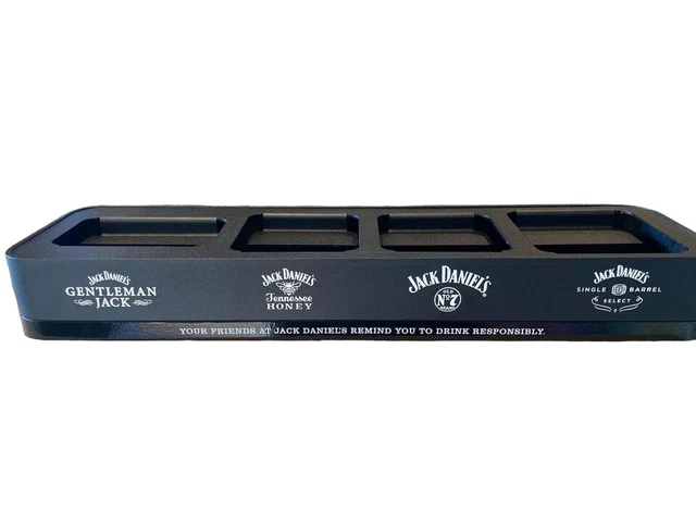 OFFICIAL JACK DANIELS Family of Brands Back Bar Riser Bottle Display £ ...