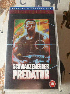 PREDATOR 1987 FILM Starring Arnold Schwarzenegger Vhs Video Tape Uk Pal ...
