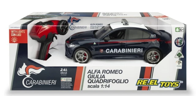 MODELLINO AUTO RADIO comandate ALFA ROMEO GIULIA CARABINIERI ...