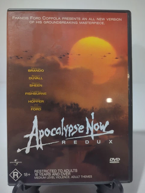 APOCALYPSE NOW REDUX DVD - Marlon Brando (Region 4, 2000) Includes ...