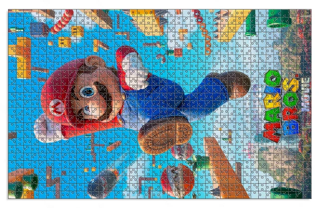 SUPER MARIO BROS. 1000 Pieces Puzzle Large Format Jigsaw Puzzle Gift 20 ...