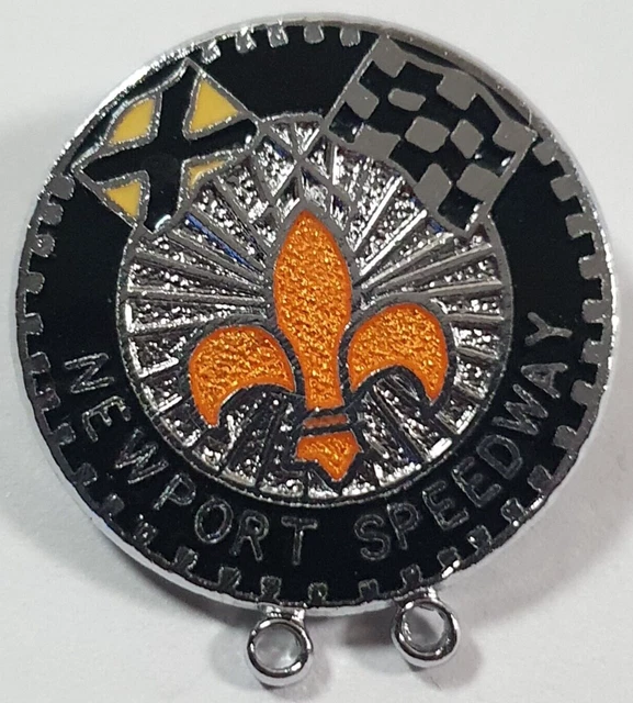 NEWPORT WASPS SPEEDWAY Club Enamel Pin Badge 29x27mm 1968 Motorcycle ...