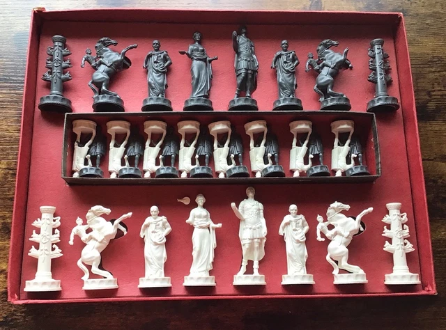 VINTAGE CLASSIC CHESS Set Collectors' Series Chess Set Ed I Ancient ...