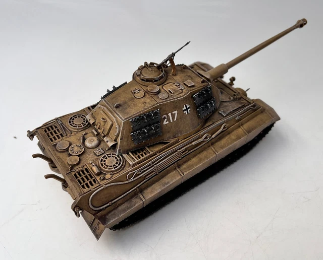 1:35 PZKPFW VI Tiger II Ausf B Sdkfz 182 Porsche Turret Kit gebaut pro ...