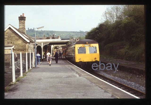 ORIGINAL 35MM SLIDE - Class 120 Swindon DMU at Matlock station on 26.5. ...