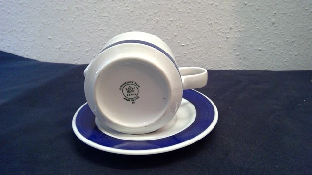 DDR MITROPA SAUCIERE soßen kännchen andante kahla porzellan ho veb nva blau EUR 14,99 - PicClick DE