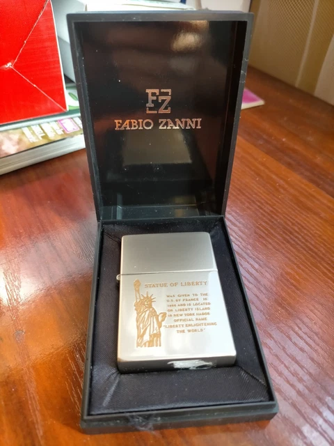 ANTIGUO MECHERO DE Gasolina FABIO ZANNI. Antiguo, De Los Años 70 ...