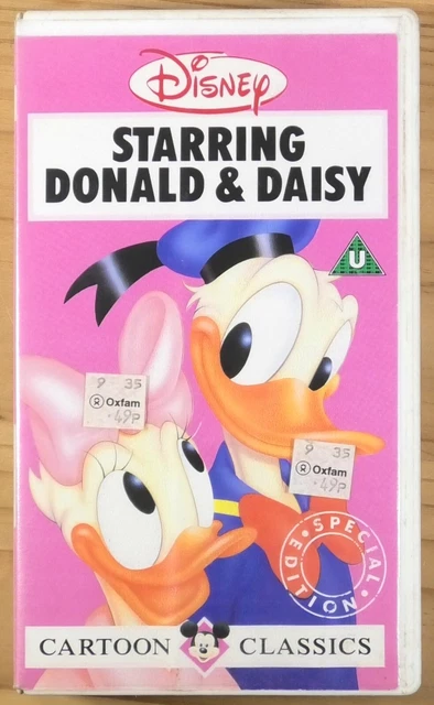 DISNEY CARTOON CLASSICS: Donald & Daisy (Very Rare 1987 Disney VHS!) £ ...