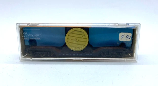 ROCO MODEL RAILWAY 2358 N-gauge low load car cable drum in original ...