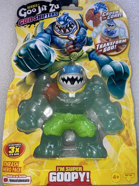 HEROES OF GOO Jit Zu Thrash Hero Pack Goo Shifters Goopy Stretch Figure Ages 4+ EUR 13,57 ...