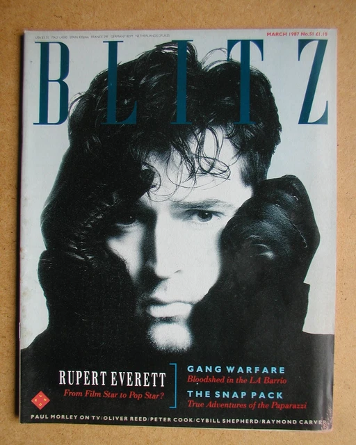 MAGAZINE BLITZ. MARS 1987. No. 48. Rupert Everett, Oliver Reed, Cybill ...