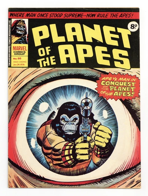 PLANET OF THE Apes Magazine #66 FN- 5,5 1976 Basse qualité EUR 8,64 ...