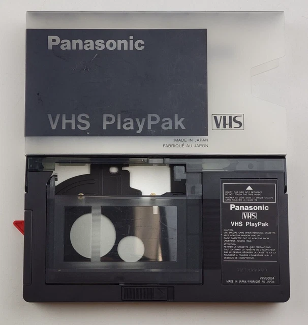 PANASONIC VYMS0064 VHS PlayPak Motorized VHS-C To VHS Converter Adapter ...