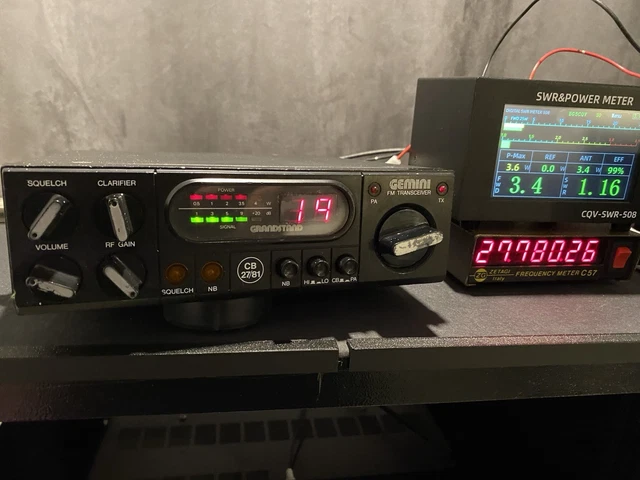 GRANDSTAND GEMINI CB Radio FM Mobile Transceiver £16.13 - PicClick UK