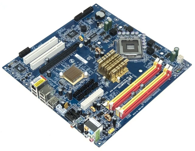 GIGABYTE GA-8P965UBH-RH MICROBTX Motherboard LGA775 DDR2 PCIe PCI £78. ...