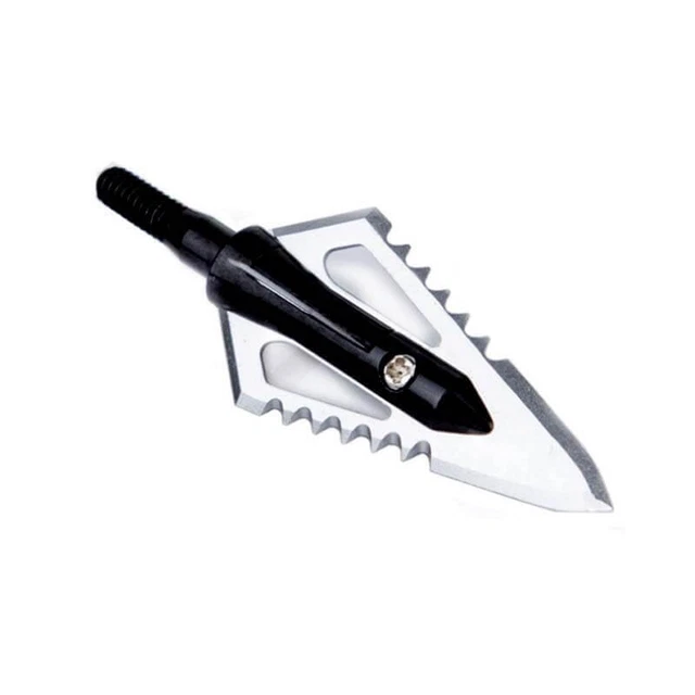 12X 100GR COMPOUND Recurve Bow Saw Blade Arrowheads Broadheads Point ...