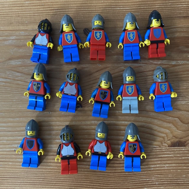 Lego Vintage Castle Crusader And Lion Knight Minifigures X14 Bundle £27