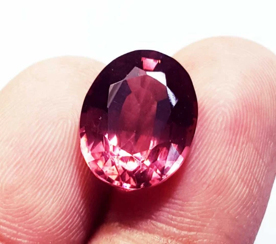 PRECIOUS NATURALE RODOLITE Granato 10.20 CT Ovale Forma Loose Gemma ...