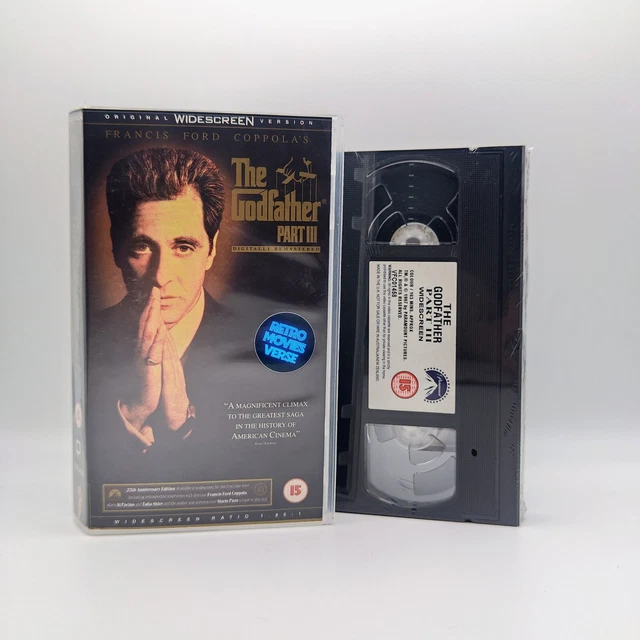 THE GODFATHER PART III Widescreen Edition VHS New & Sealed 25th ...