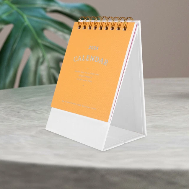PAPER OFFICE 2024 Table Calendar Note Desk Countertop Planner EUR 6,89 ...
