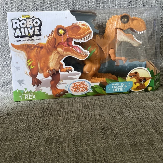 ZURU T REX Dinosaur Robotic Walking Robo Alive with Roaring Sound Toy £ ...