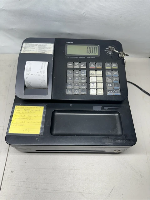 CASIO PCR-T280 ELECTRONIC Cash Register Retail / Preowned $129.35 ...