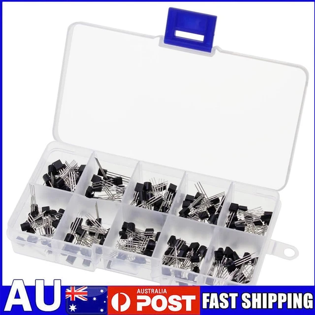 200PCS TRANSISTOR ASSORTMENT BC327 BC337 TO-92 2N2222 2N2907 2N3904 A1015 C1815 $12.09 - PicClick AU