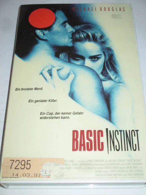 VCL 5191 - Basic Instinct - VHS/Erotik/Michael Douglas/Sharon Stone/Hartbox £0.85 - PicClick UK