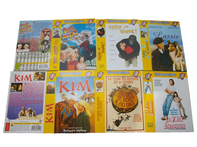 WARNER KIDS / Lot De 6 Jaquettes Vhs Comme Neuves / K.i.m. / Denis La ...