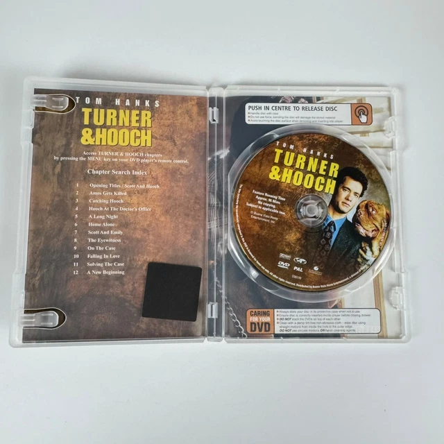 TURNER AND HOOCH (DVD 1989) Craig T. Nelson Tom Hanks Region 4 £6.34 ...