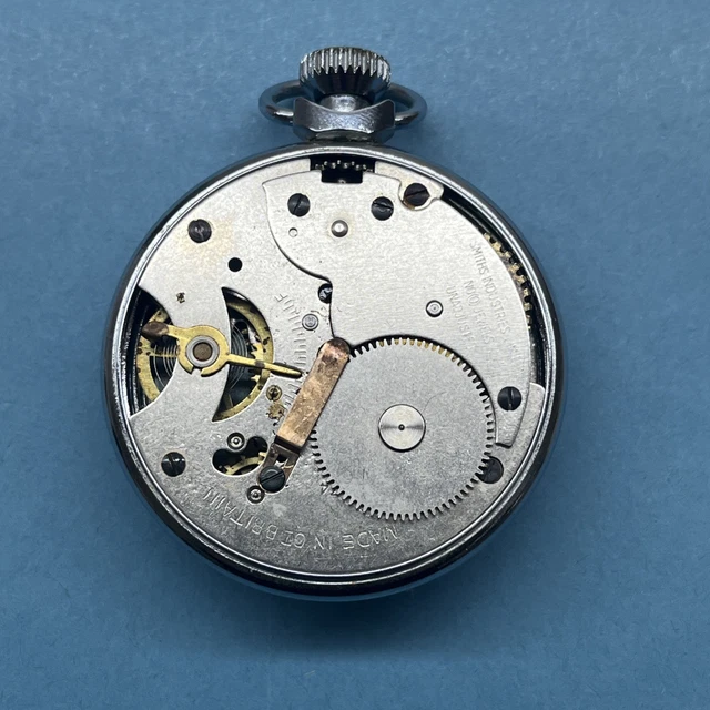 VINTAGE 1970S MICKEY Mouse Pocket Watch Bradley Smiths Mechanical Spare ...