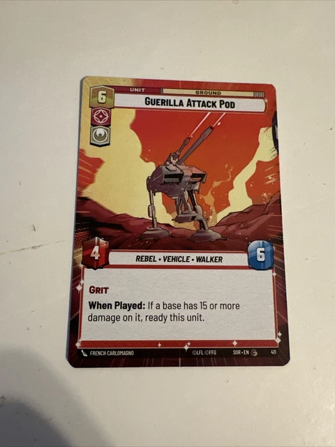 GUERILLA ATTACK POD Hyperspace - Neuf sous forme - Star Wars ...