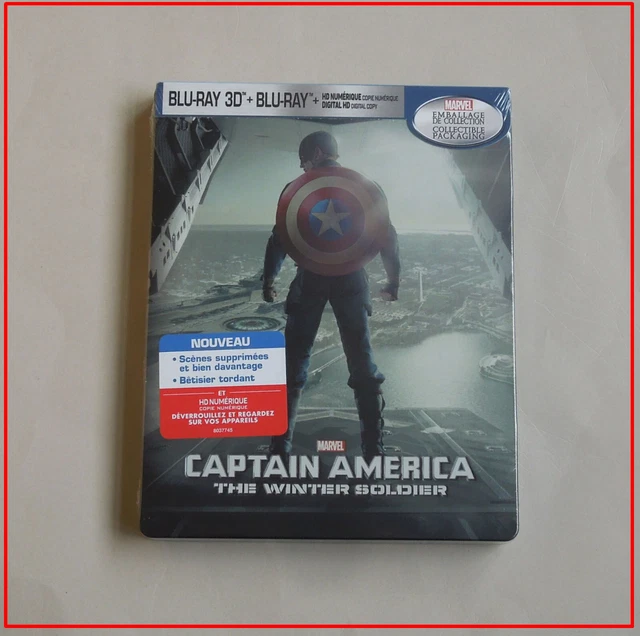 CAPTAIN AMERICA THE Winter Soldier - Canada 3D+2D Blu-Ray Steelbook ...