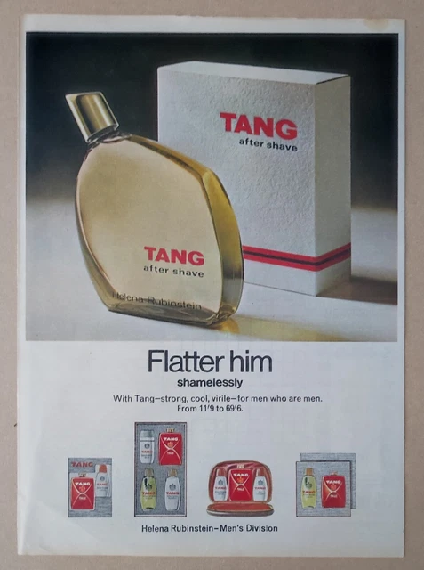 HELENA RUBINSTEIN TANG after shave Original UK Press Advert 1968 £4.99 ...