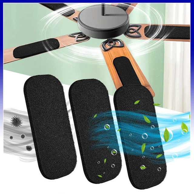 CEILING FAN FILTERS for Blades, Unscented Carbon Air Filters, Purifying ...