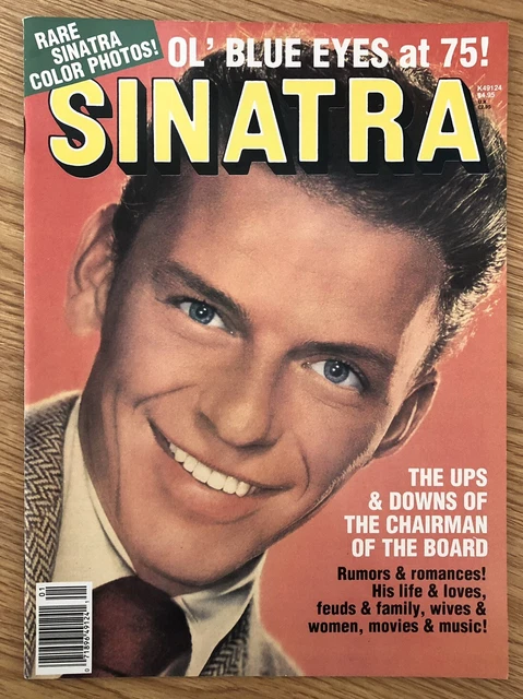 VINTAGE FRANK SINATRA “Old Blue Eyes At 75” 1990 Starlog Pin-Up ...