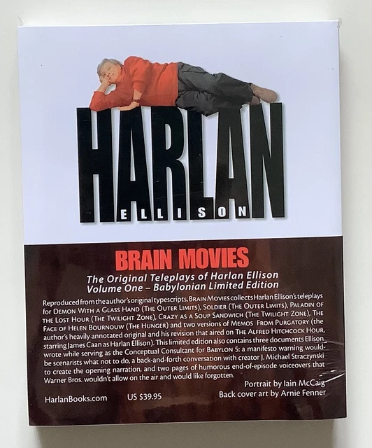 HARLAN ELLISON BRAIN Movies Volume 1 Babylonian Ltd Ed Signé ...