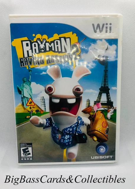 RAYMAN RAVING RABBIDS 2 (Nintendo Wii, 2007) Tested Complete In Box £4. ...