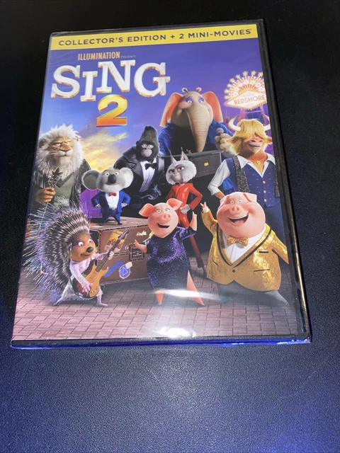 SING 2 DVD W/Cardboard Sleeve- Matthew McConaughey (New/Sealed) FREE ...