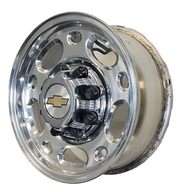 GMC SIERRA YUKON Savana Van Factory Oem 8 Lug 16" Polished Wheel Rim ...